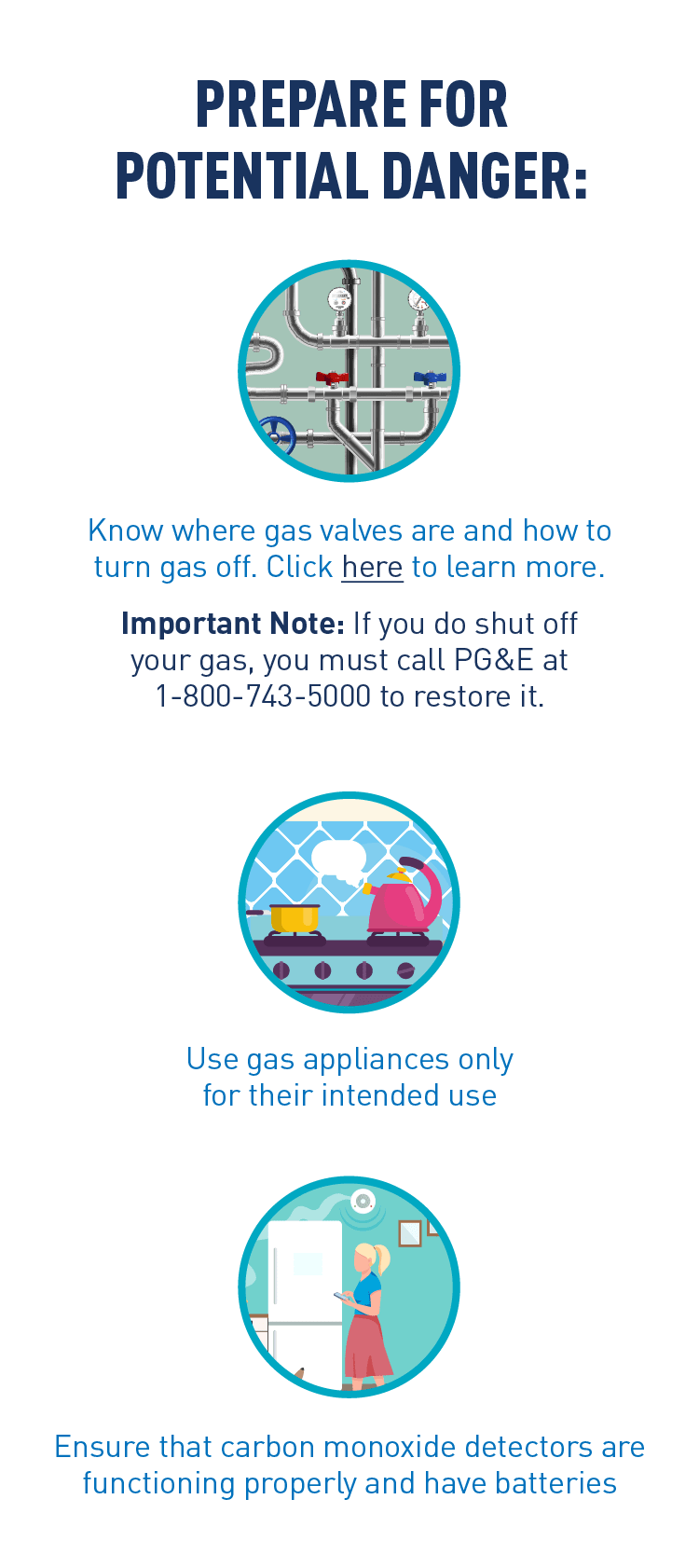 Keep Yourself Safe from a Gas Leak - PG&E Safety Action Center