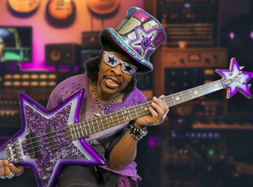 Win An Original Signed Space Bass By Funk Legend Bootsy Collins